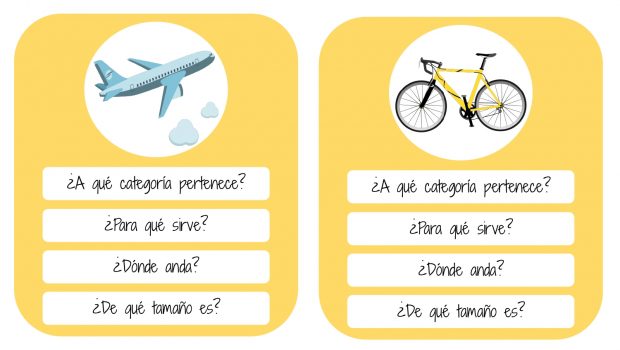 Colección de tarjetas para a trabajar descripciones de objetos ...