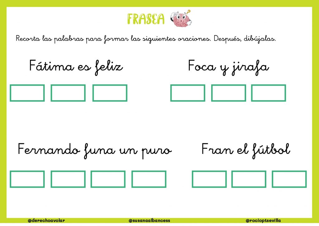 Método lectoescritura El mundo de las letras F-f - Orientacion Andujar