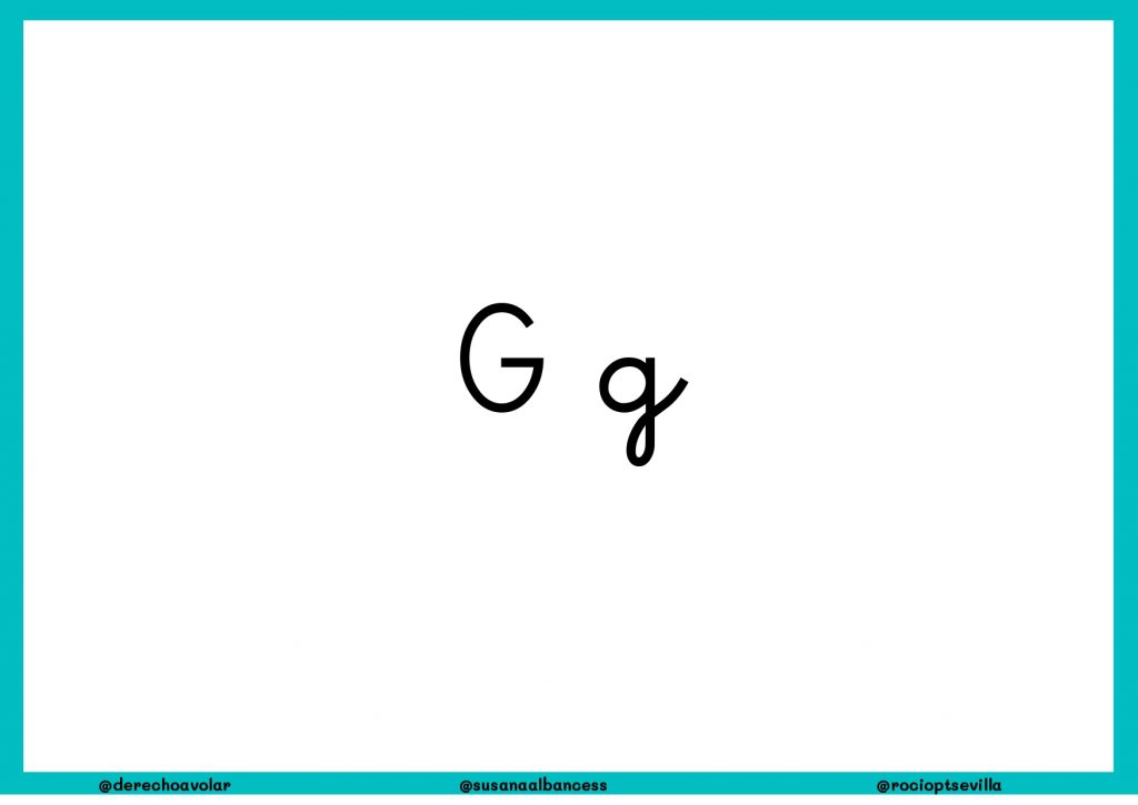 Método lectoescritura El mundo de las letras G-g - Orientacion Andujar