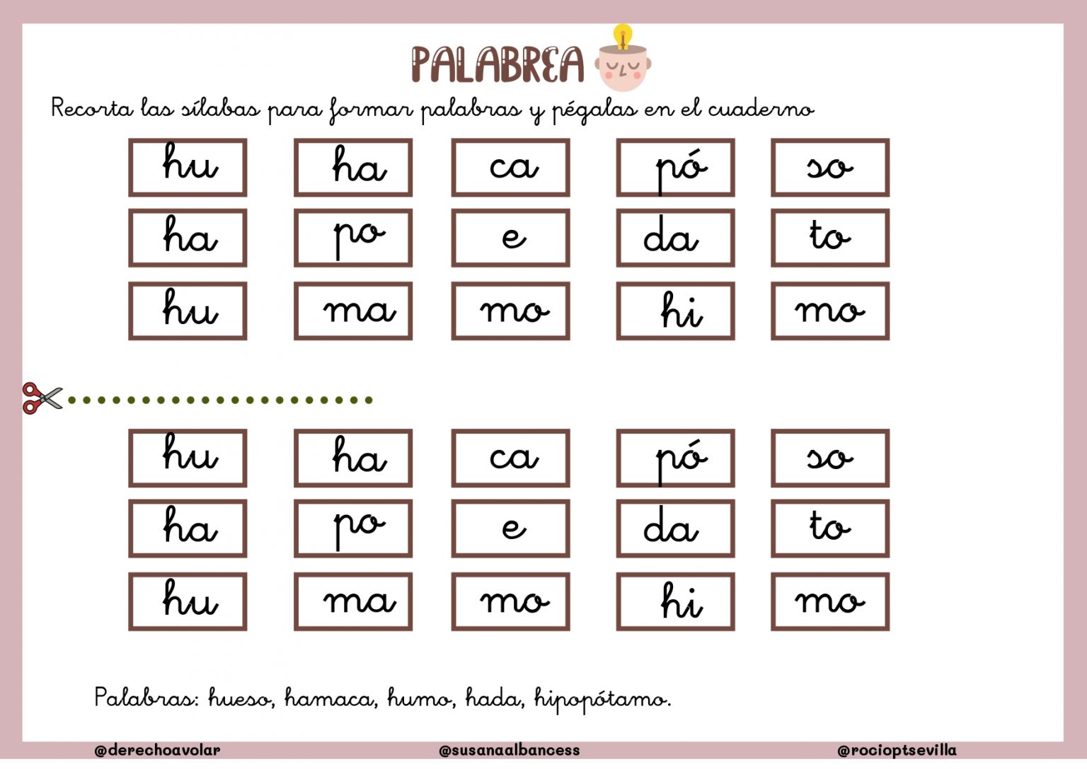 Método lectoescritura El mundo de las letras H-h - Orientacion Andujar