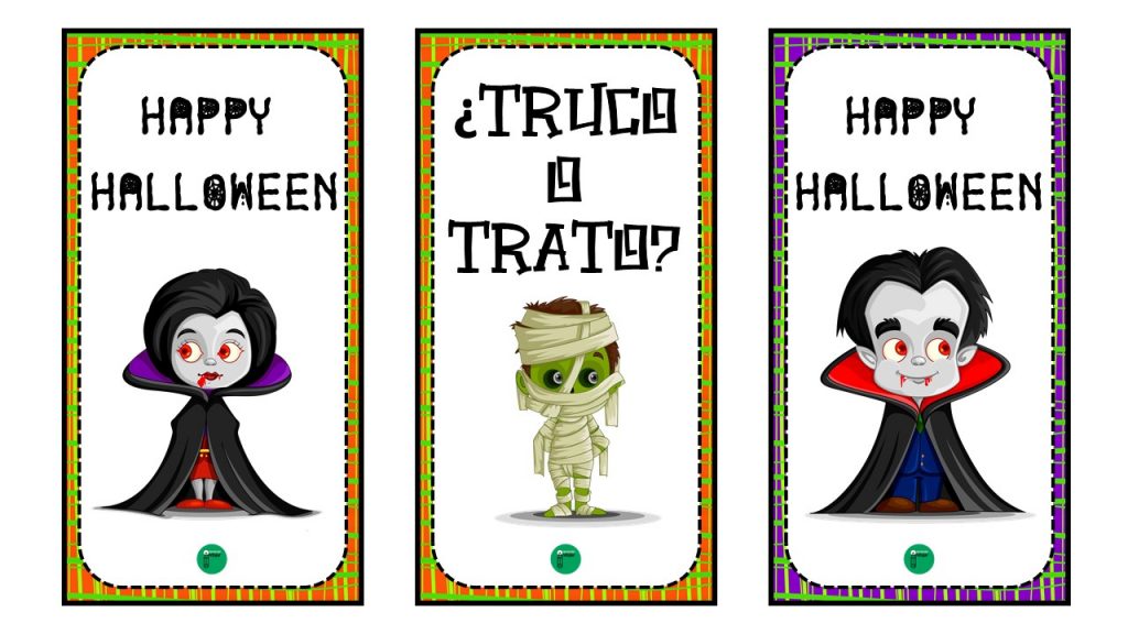 Terroríficos marcapáginas de Halloween -Orientacion Andujar