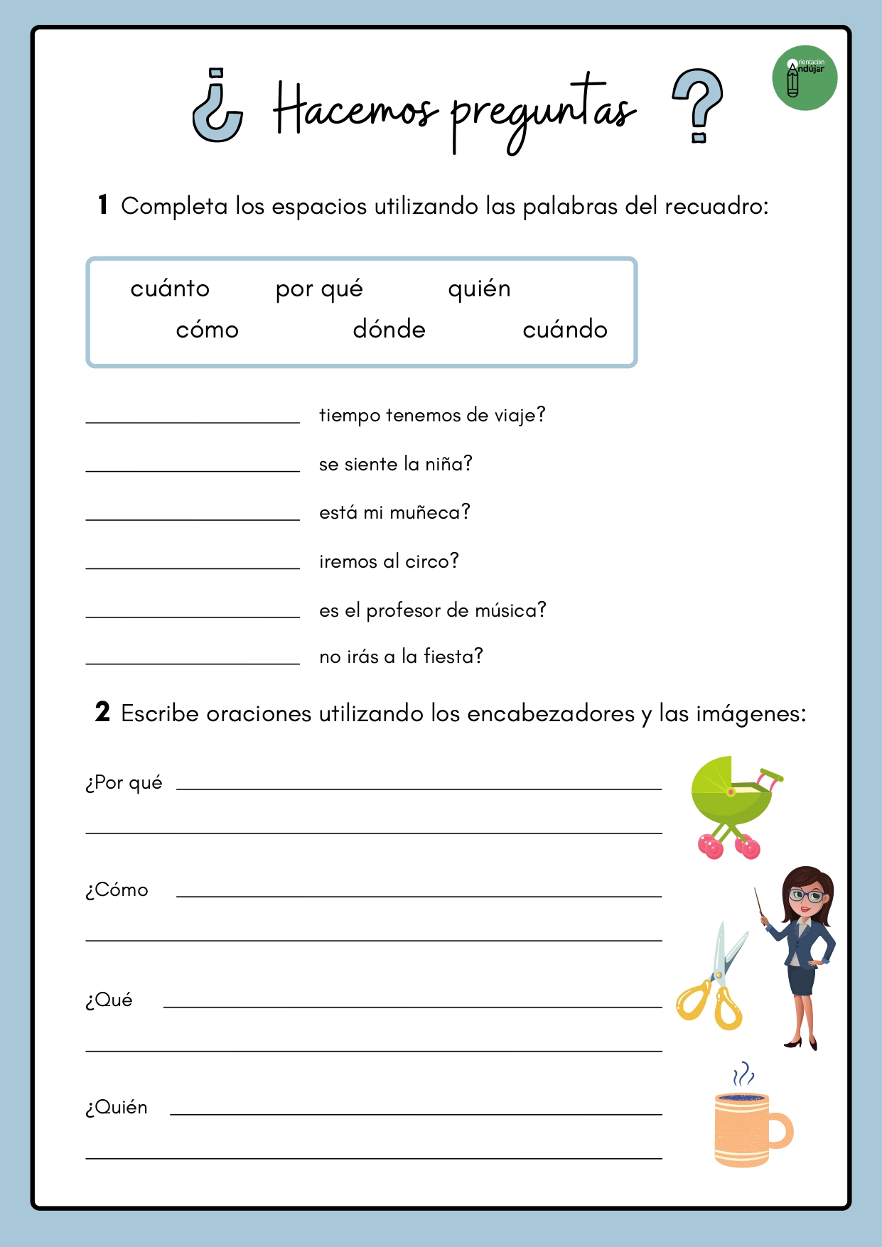 ¿Hacemos preguntas? - Orientacion Andujar