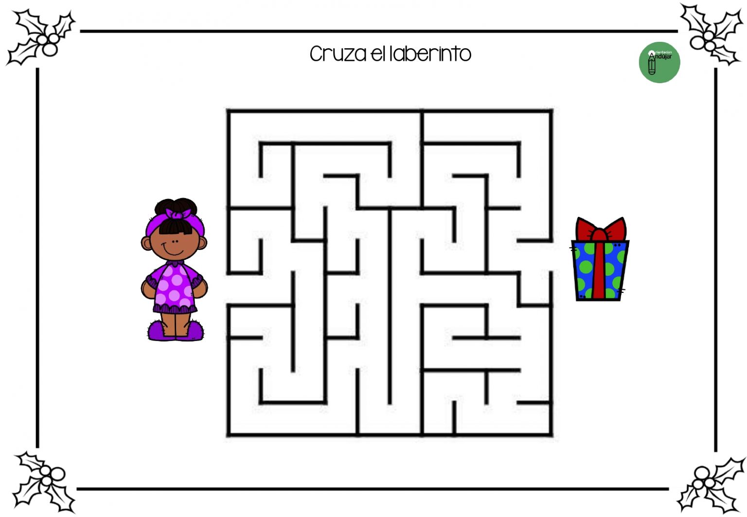 Entretenidas actividades de atención: Navidad - Orientacion Andujar