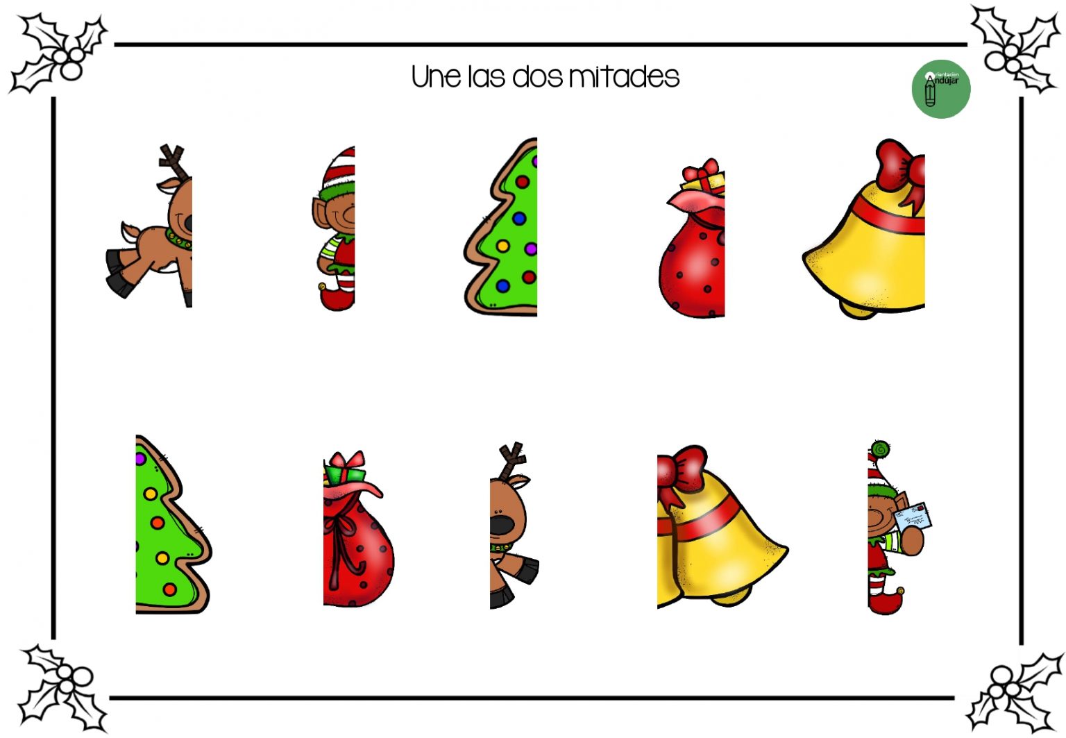 Entretenidas actividades de atención: Navidad - Orientacion Andujar