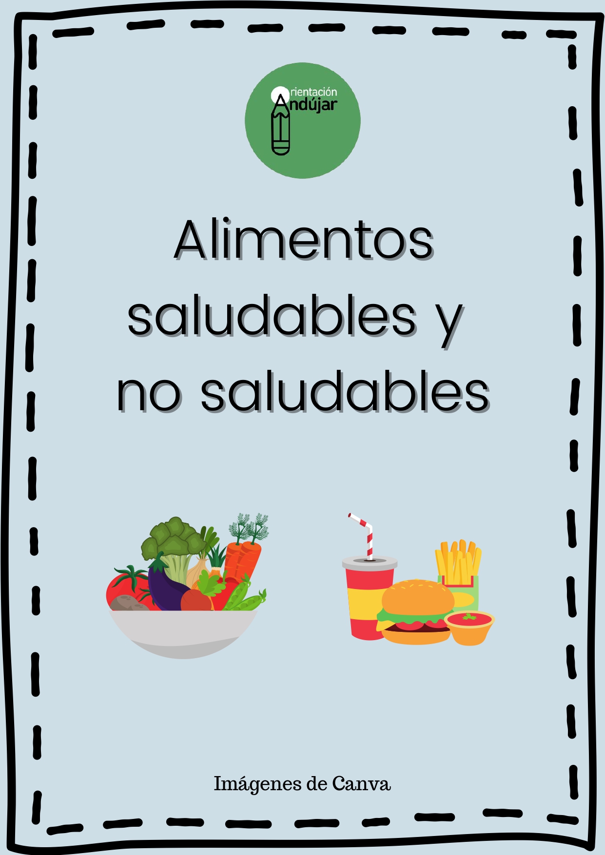 Alimentos saludables y no saludables: genial actividad manipulativa ...