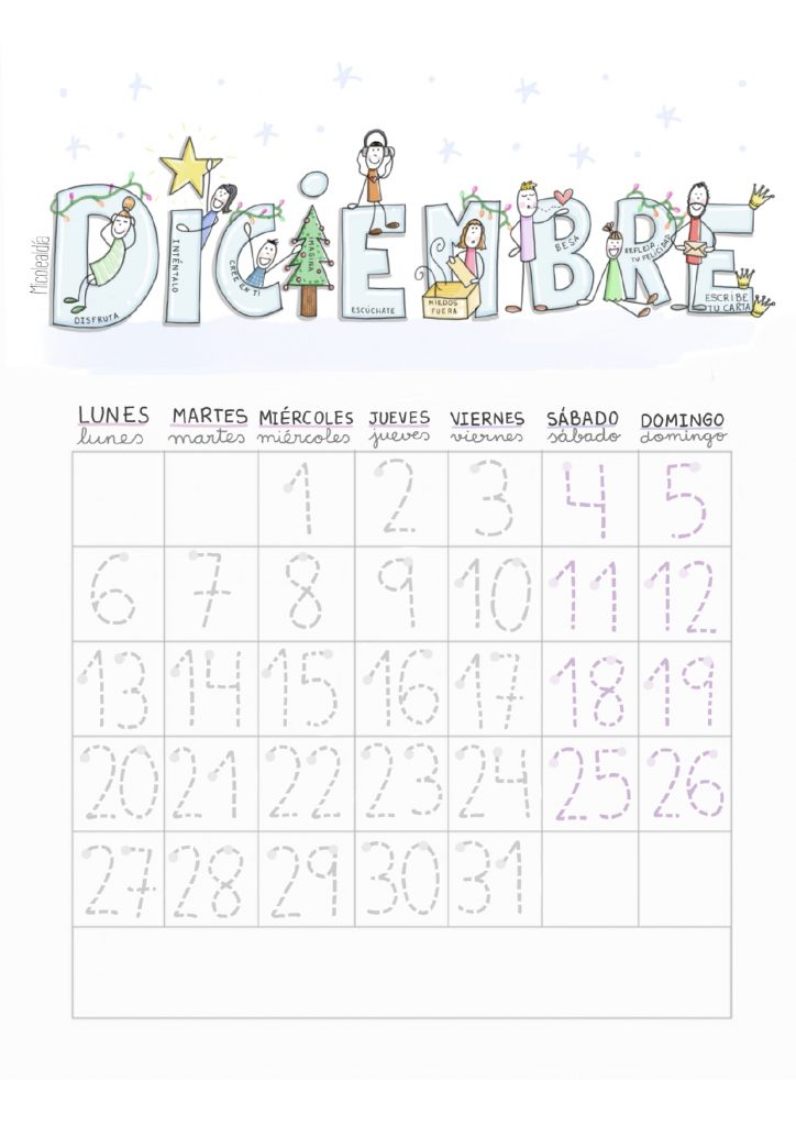 Calendatips Diciembre 2021 -Orientacion Andujar