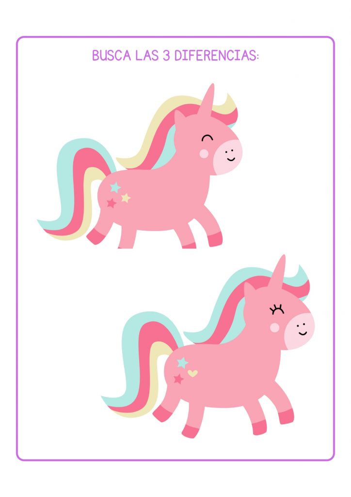 Mi librito de unicornios: mágicas actividades - Orientacion Andujar