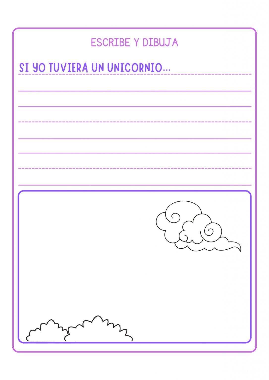 Mi librito de unicornios: mágicas actividades - Orientacion Andujar