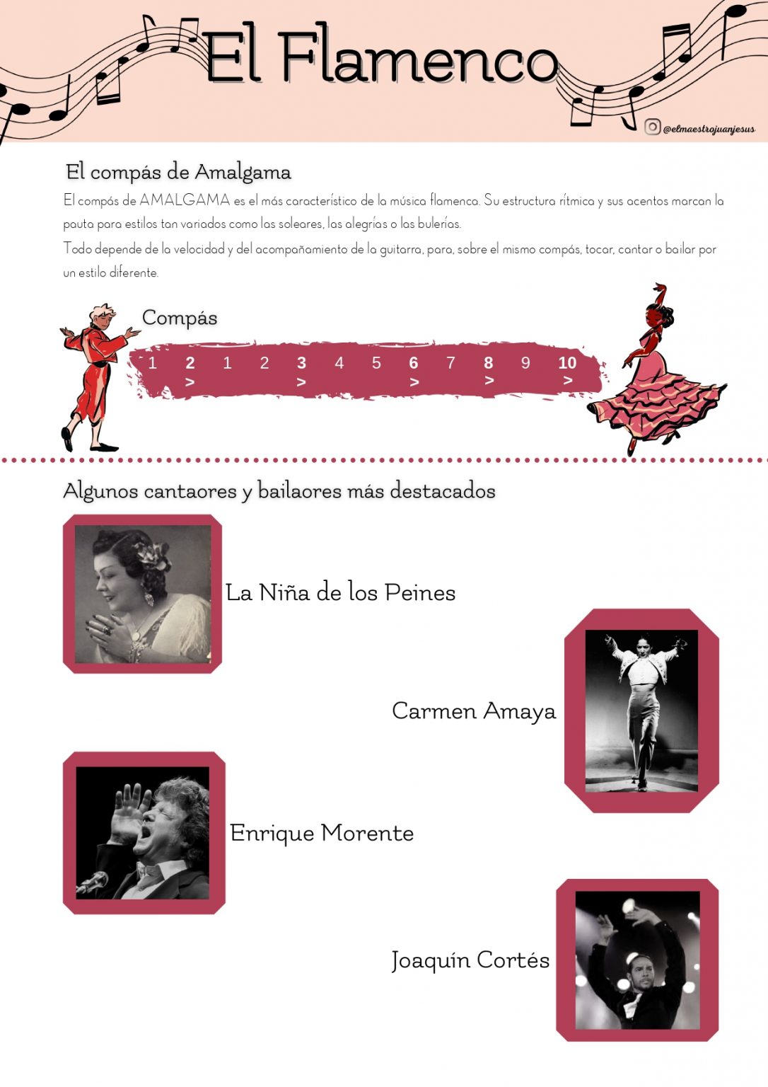 Material para trabajar el Día de Flamenco - Orientacion Andujar