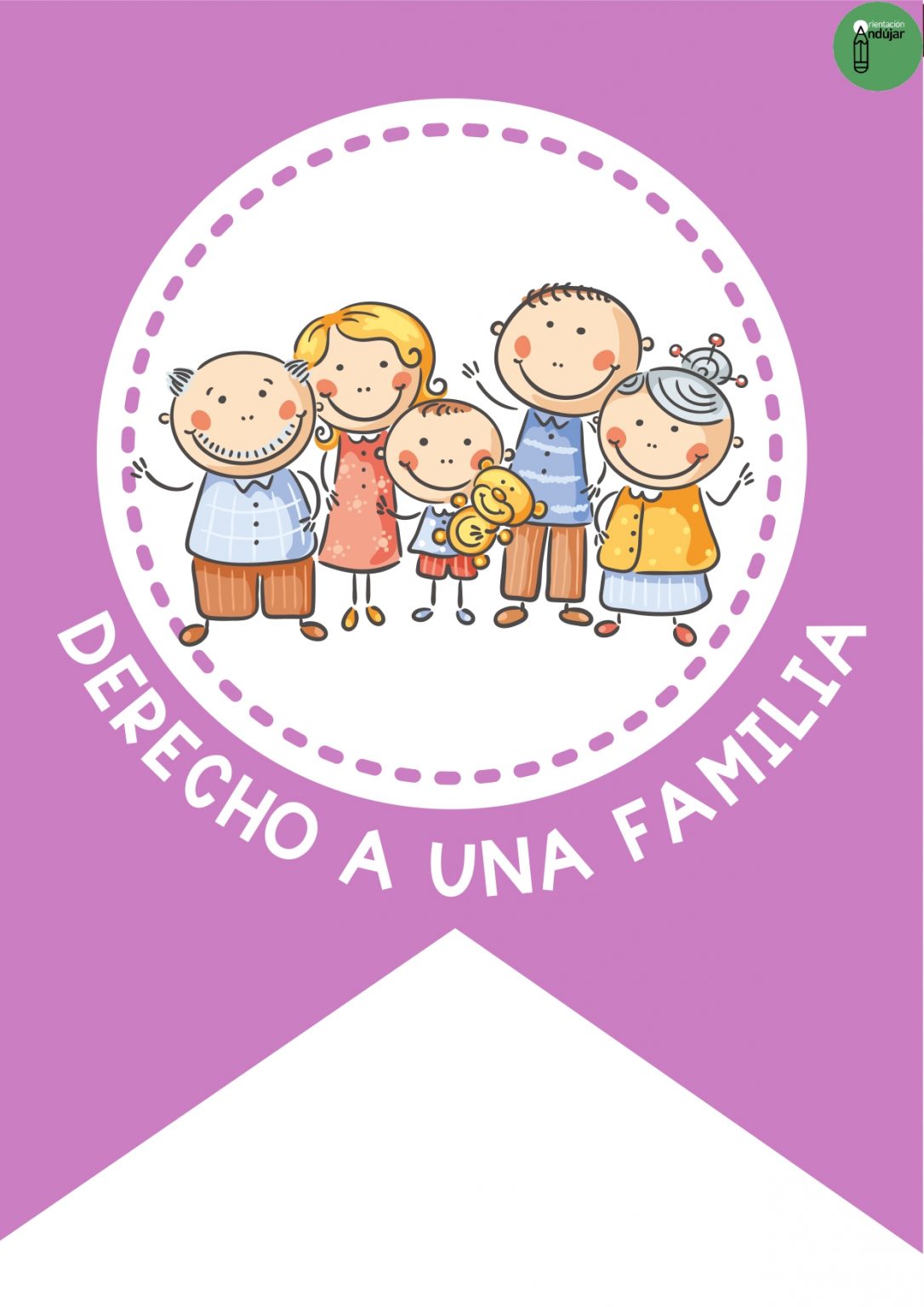 Bonitos banderines de los derechos del niño y la niña - Orientacion Andujar