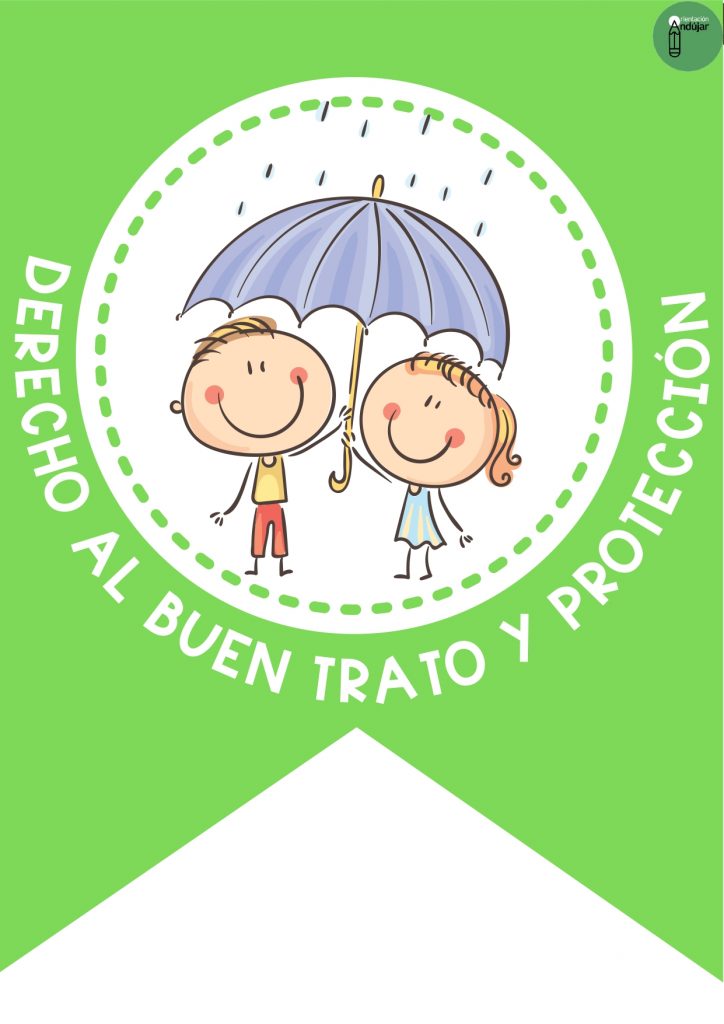 Bonitos banderines de los derechos del niño y la niña - Orientacion Andujar