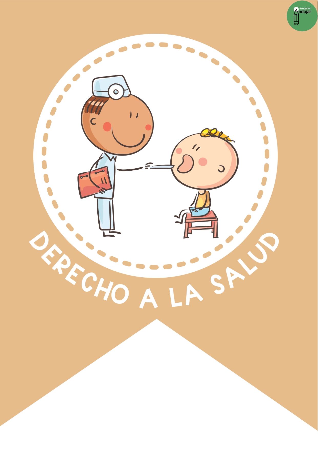 Bonitos banderines de los derechos del niño y la niña - Orientacion Andujar