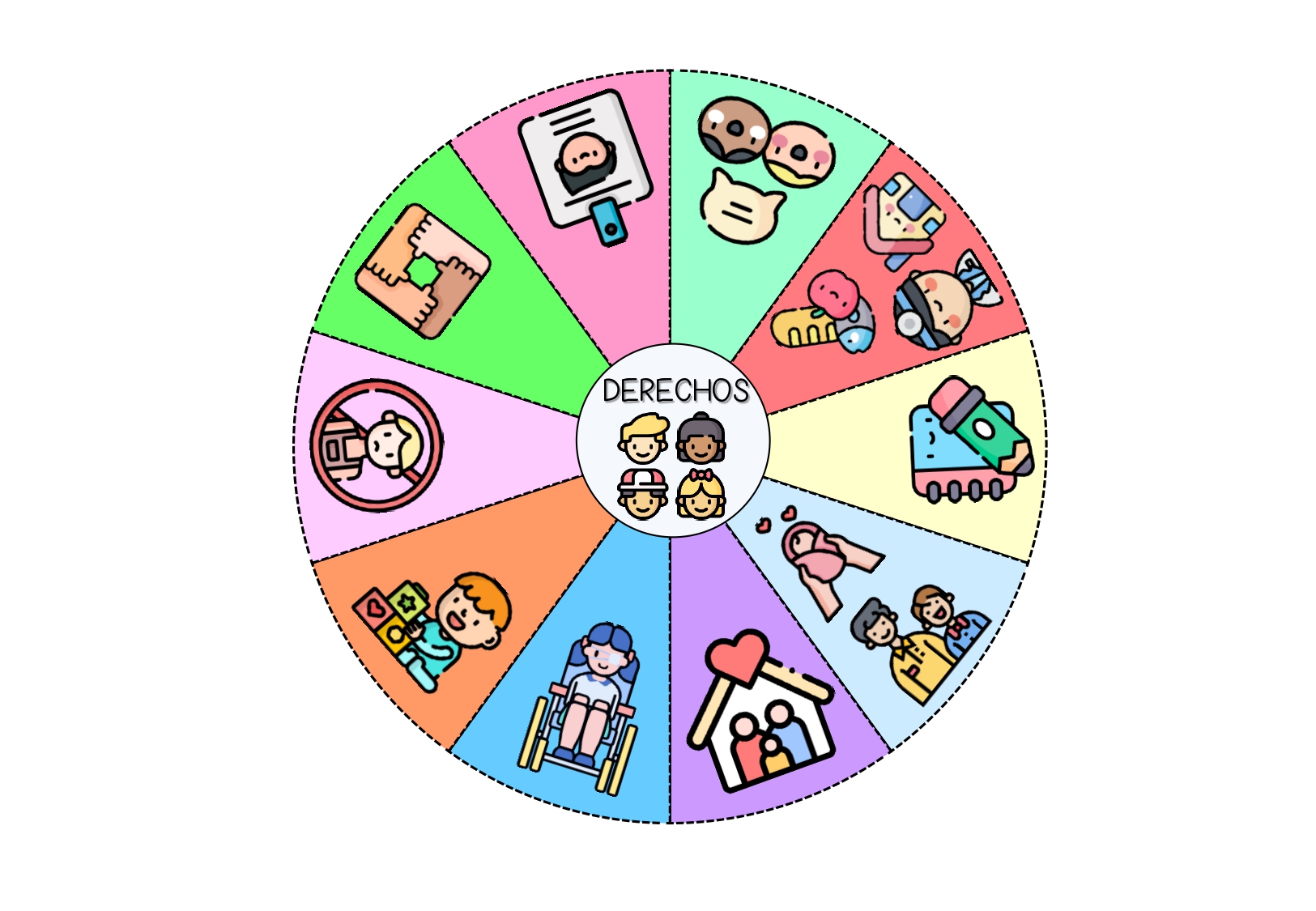 Genial Lapbook sobre los derechos del niño y la niña - Orientacion Andujar