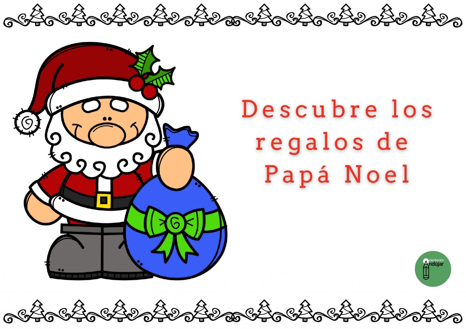 Descubre los regalos de Papá Noel: actividad de atención - Orientacion ...