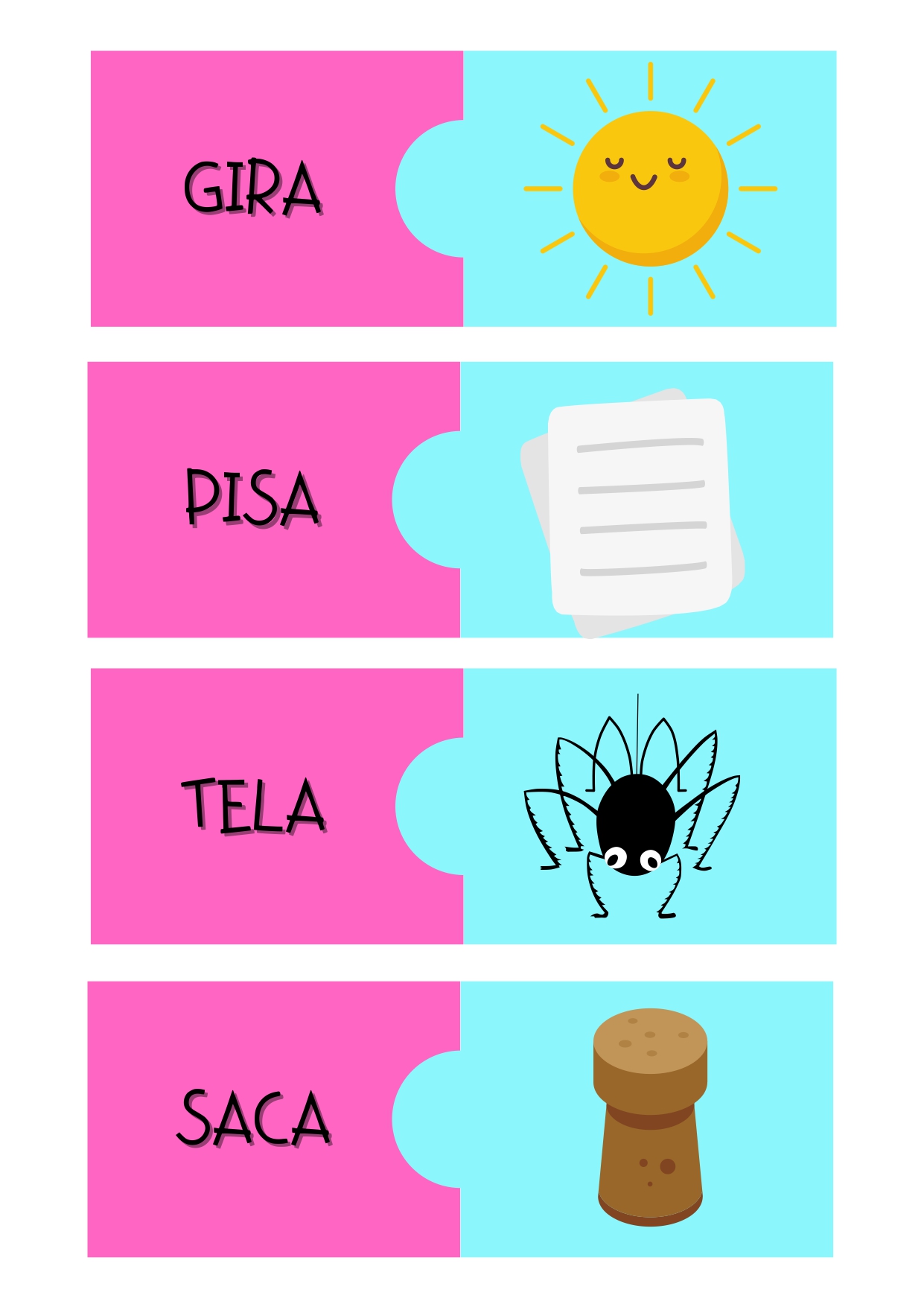 Entretenidos puzzles de palabras compuestas - Orientacion Andujar