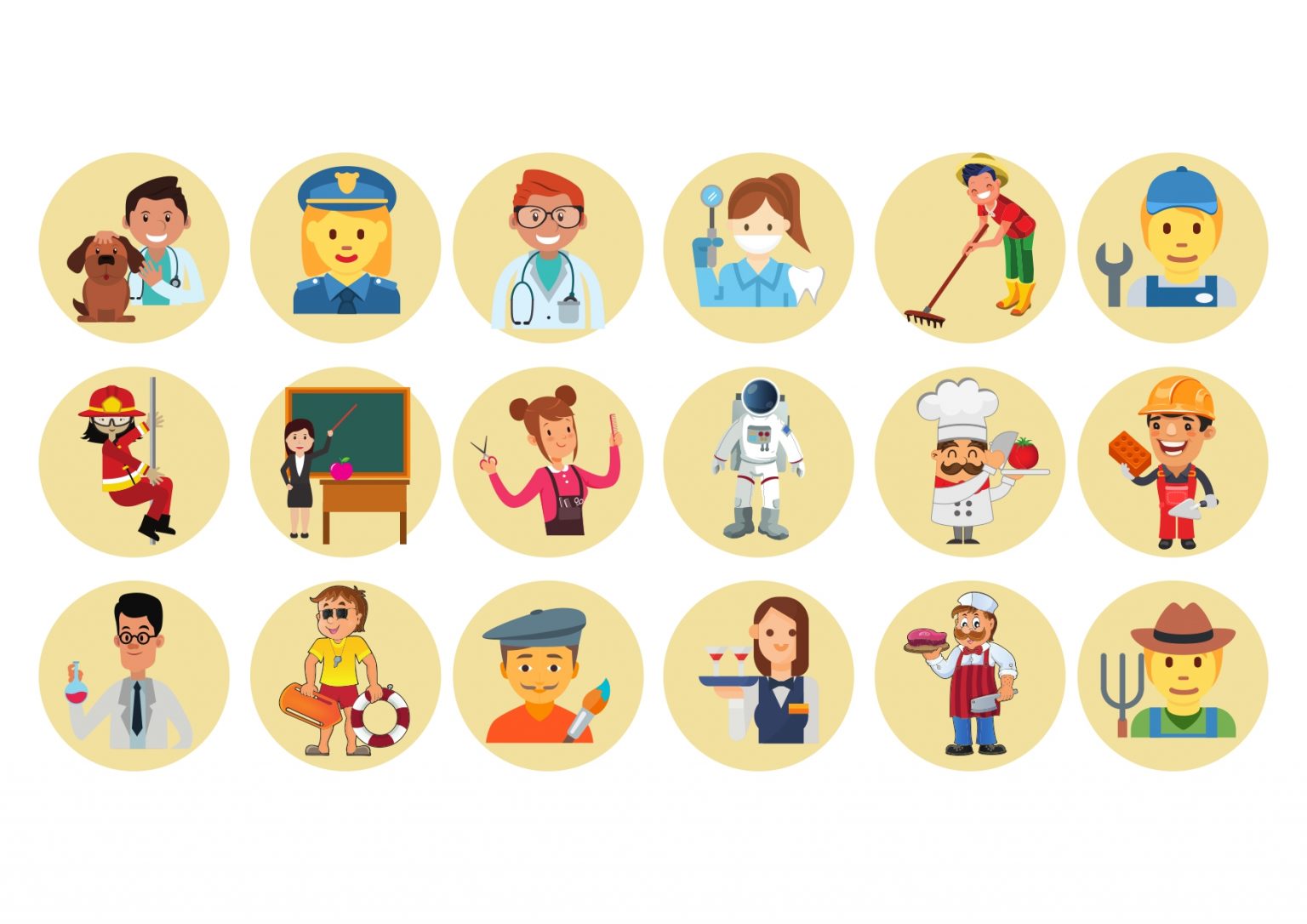 Manipulativos: Flashcards profesiones y oficios - Orientacion Andujar