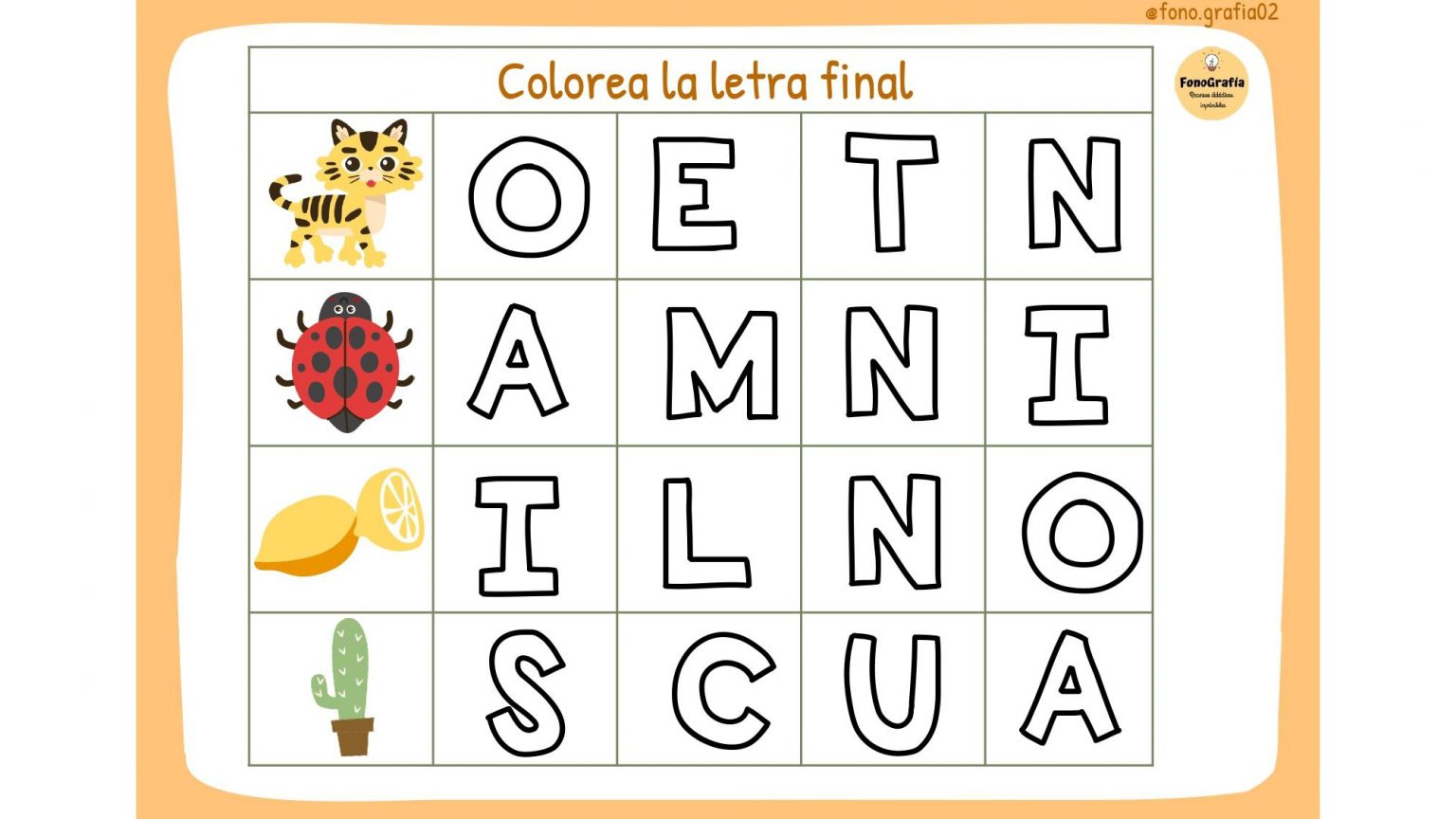 Cuadernillo de actividades para trabajar conciencia fonológica ...