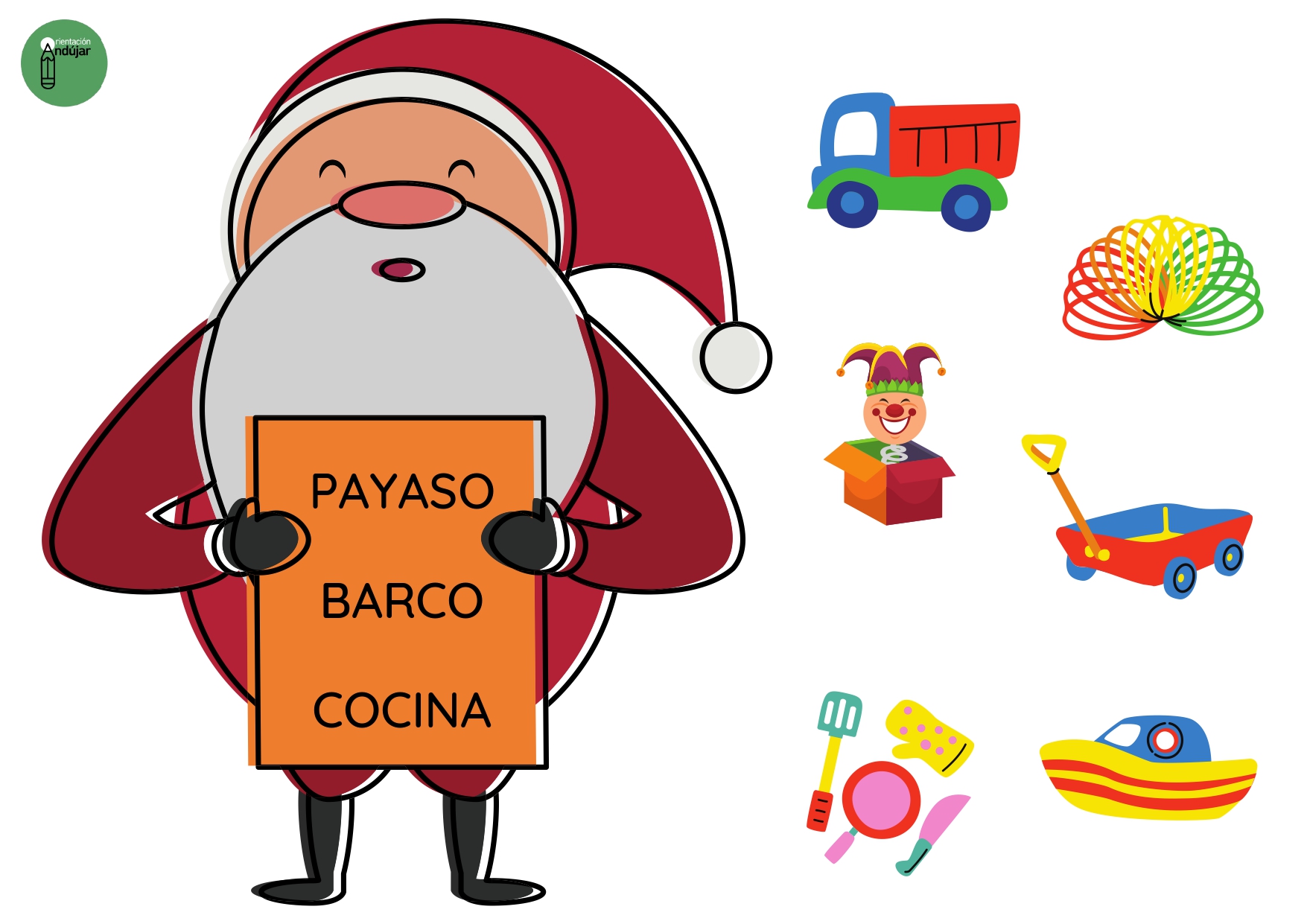 La lista de regalos de Papá Noel - Orientacion Andujar