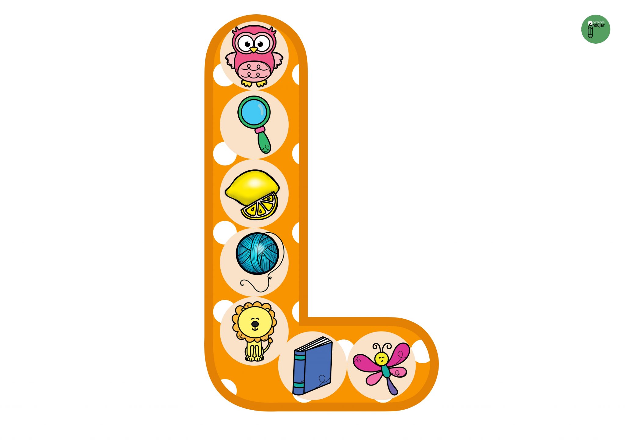 LECTOESCRITURA La Loca Letra L - Orientacion Andujar