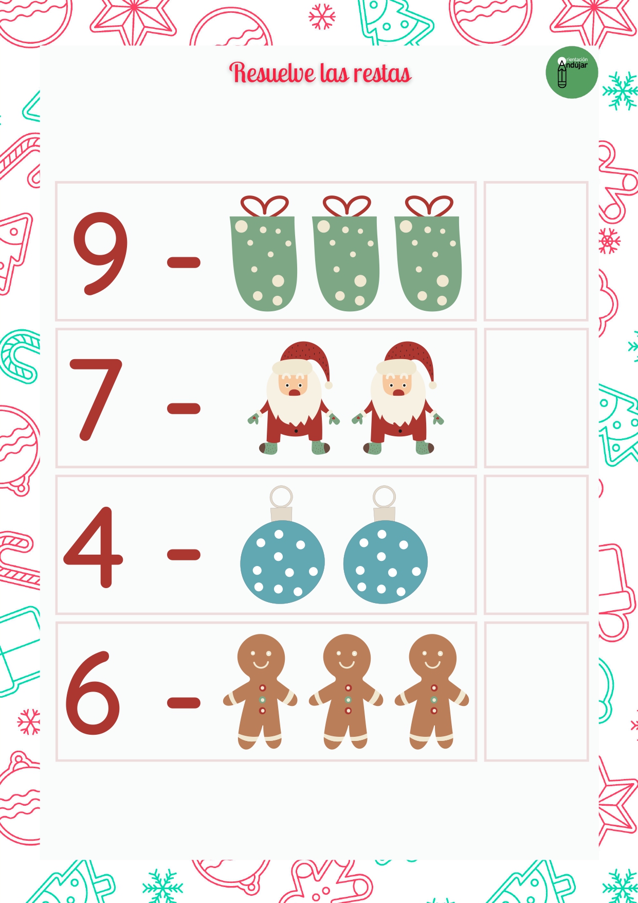 Matemáticas navideñas - Orientacion Andujar