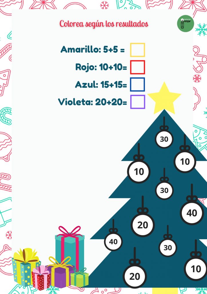 Cuadernito de actividades: Papá Noel aprende matemáticas - Actividades ...