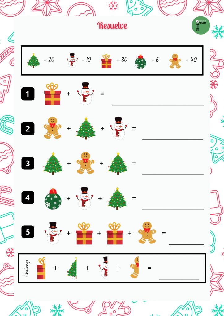 Matemáticas navideñas - Orientacion Andujar