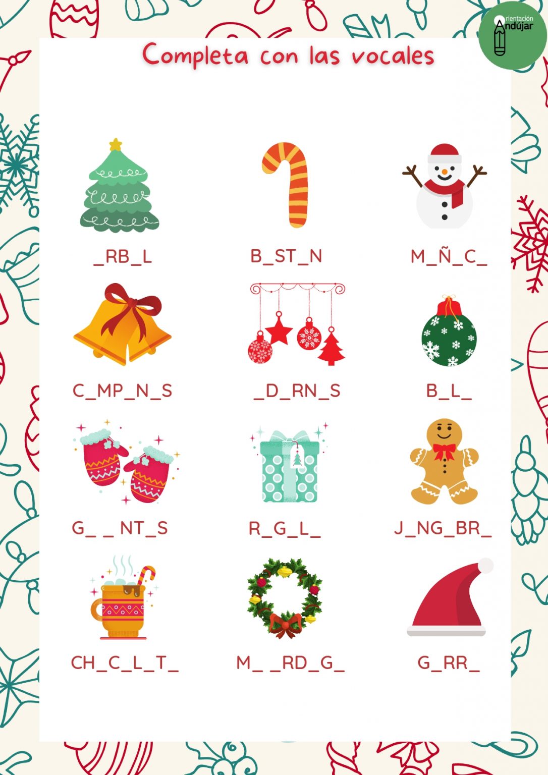 Papá Noel aprende a leer - Orientacion Andujar