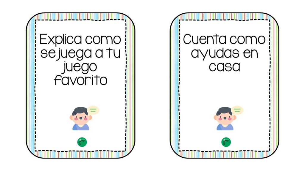 Juego de tarjetas para trabajar la estimulación del lenguaje en clase ...