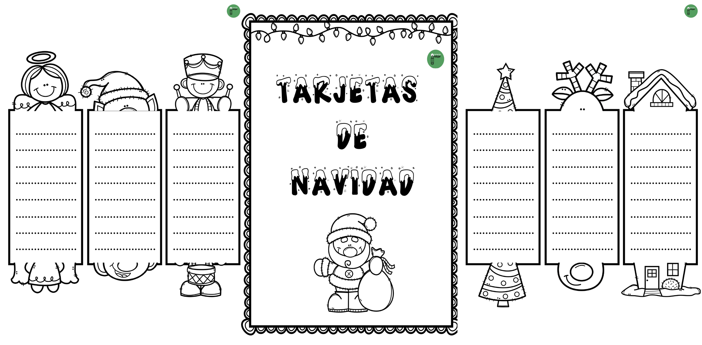 Lista De Deseos Navideños Para Imprimir Y Colorear