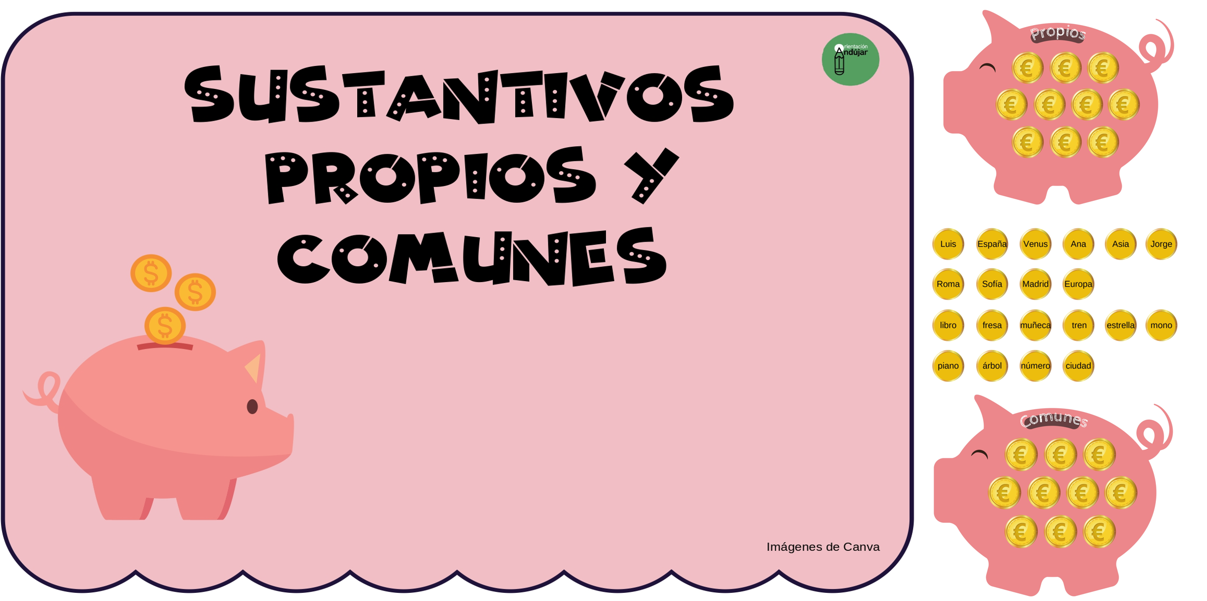 SUSTANTIVOS PROPIOS Y COMUNES Archives - Orientación Andújar - Recursos ...