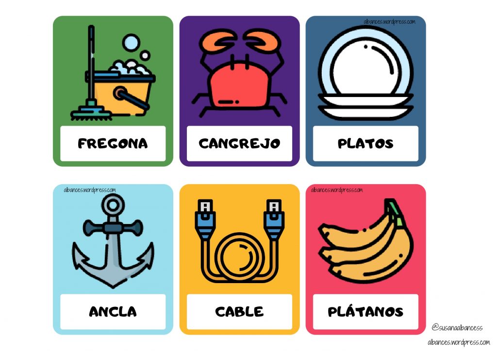 Recurso audición y lenguaje 36 Tarjetas para trabajar los sinfones ...