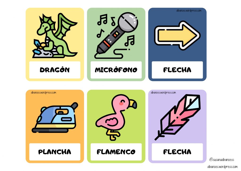 Recurso audición y lenguaje 36 Tarjetas para trabajar los sinfones ...