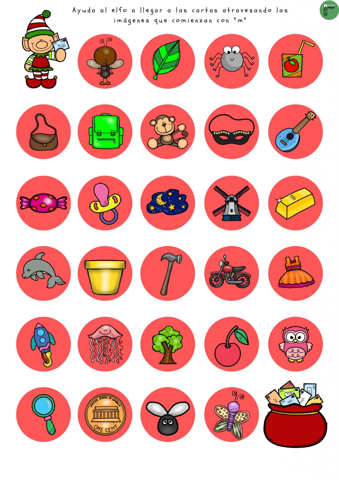 Pack Laberintos: letras M/P/B - Orientacion Andujar