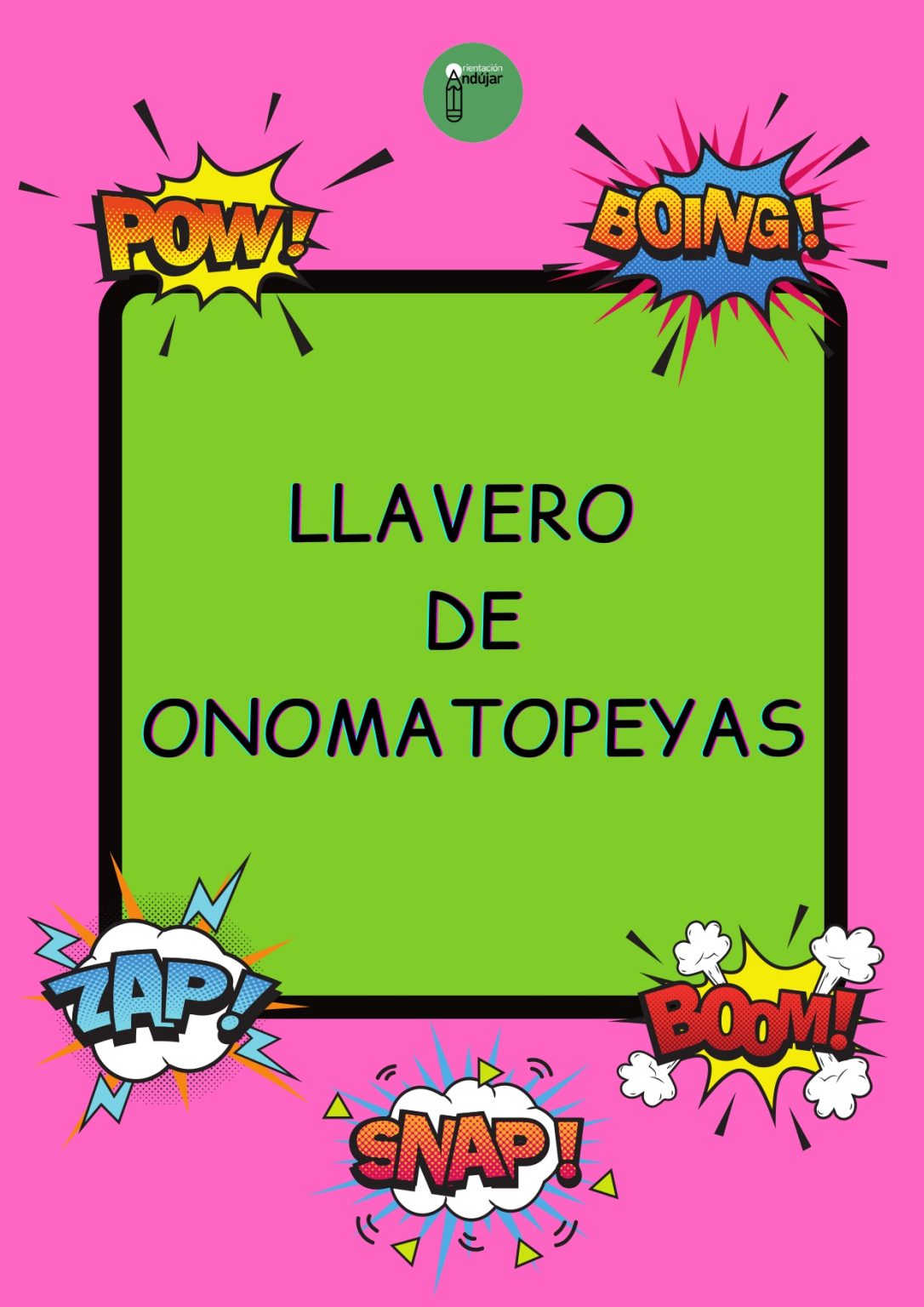 Estupendo llavero para trabajar las onomatopeyas en niños con ...