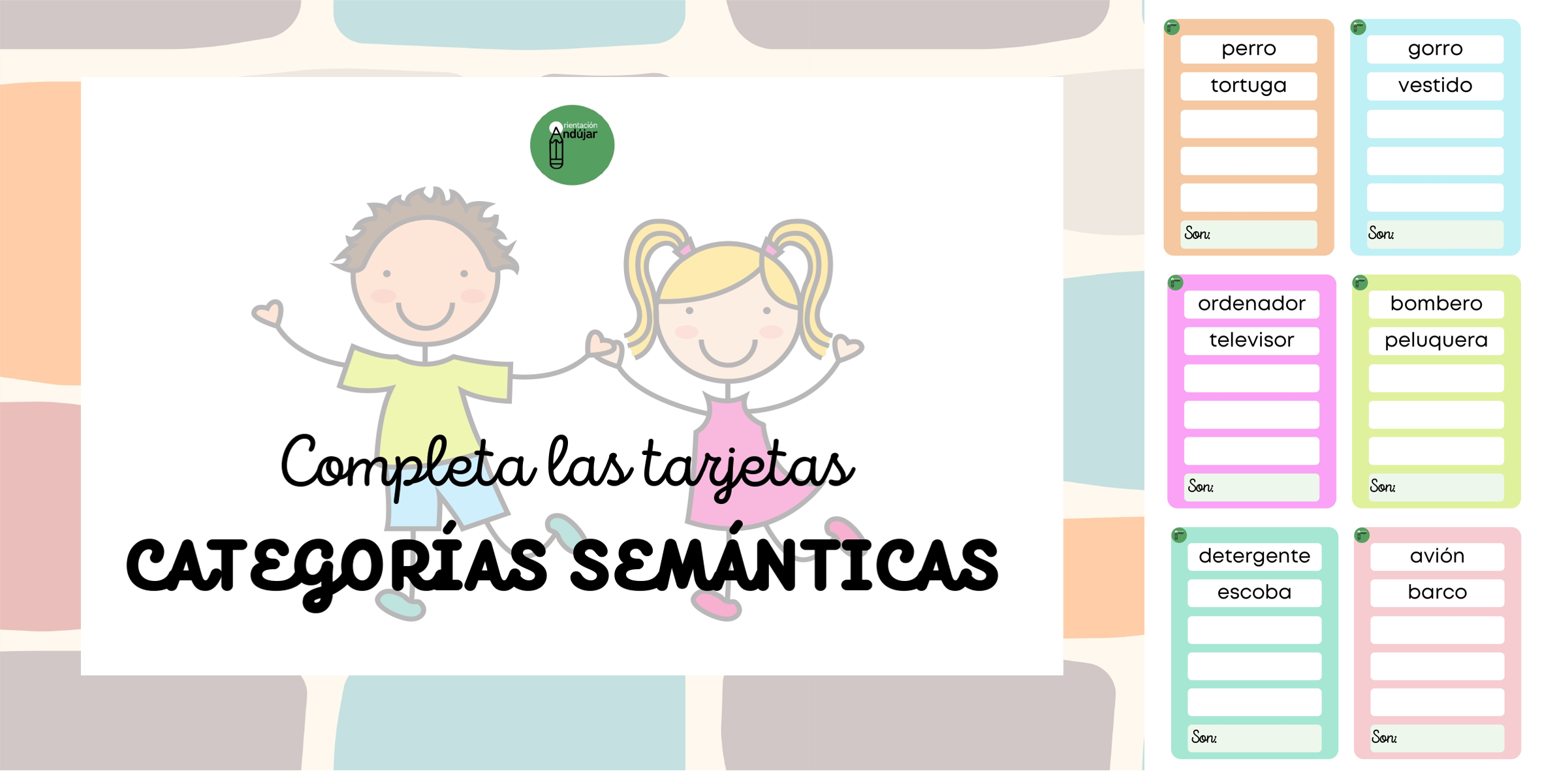 Listas de categorías semánticas para completar y ampliar vocabulario ...