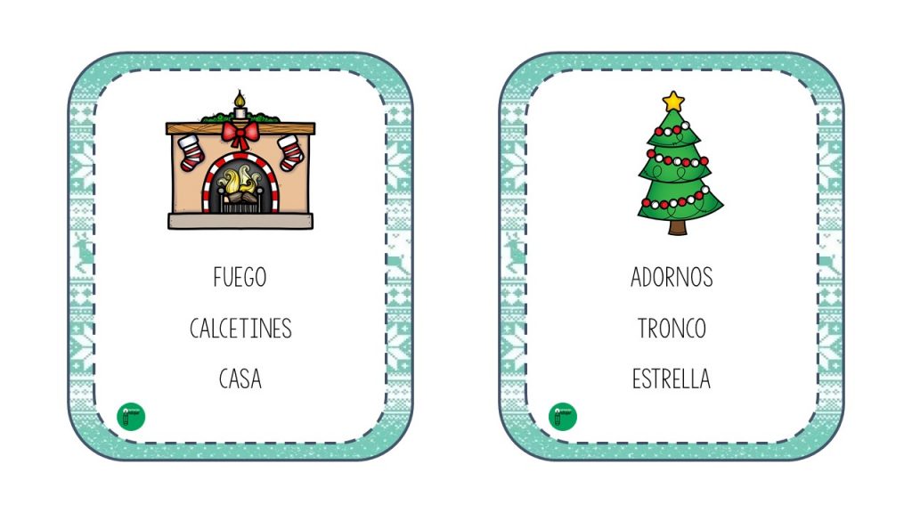 Juego de tabú con vocabulario de Navidad - Orientacion Andujar