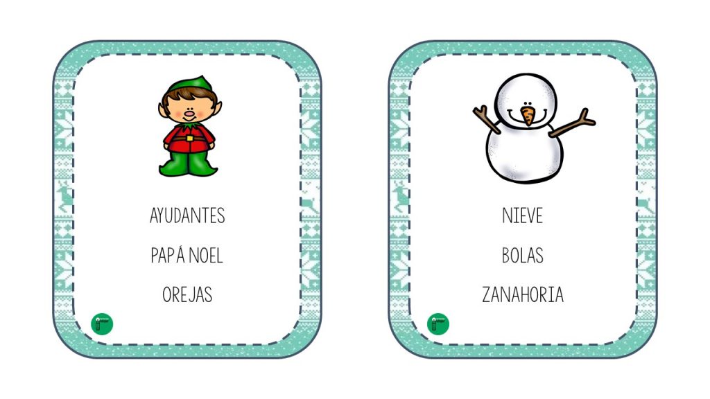 Juego de tabú con vocabulario de Navidad - Orientacion Andujar