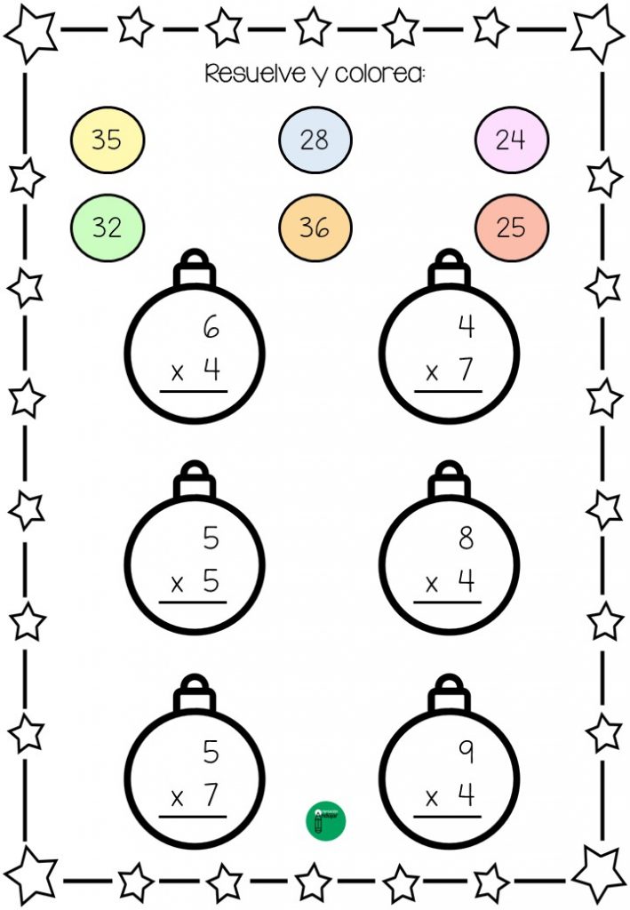 Multiplicaciones navideñas - Orientacion Andujar