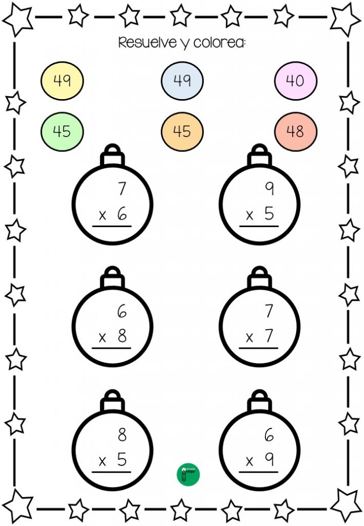Multiplicaciones navideñas - Orientacion Andujar