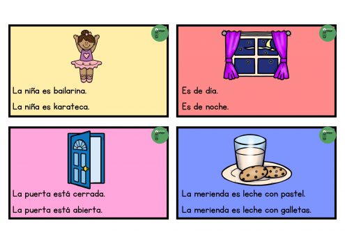 Comprensión lectora de frases - Orientacion Andujar