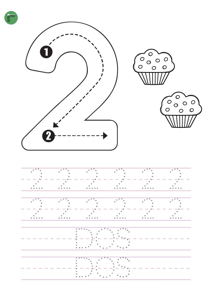 GRAFO Cuenta y traza los números del 1 al 9 - Orientacion Andujar