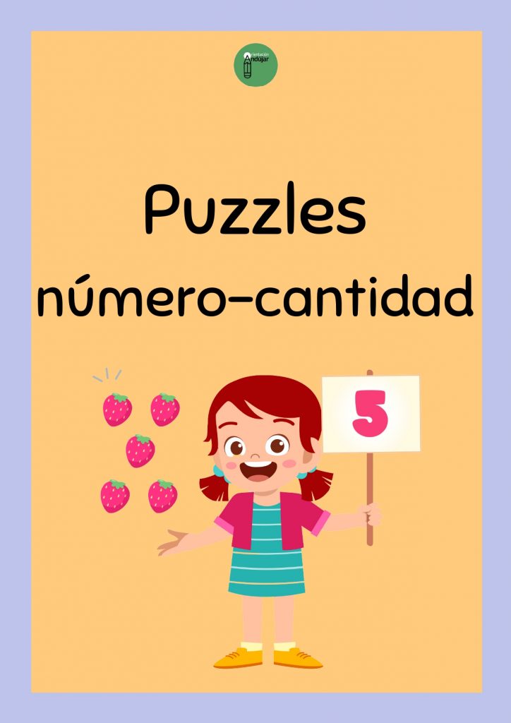 Divertidos puzzles número-cantidad - Orientacion Andujar