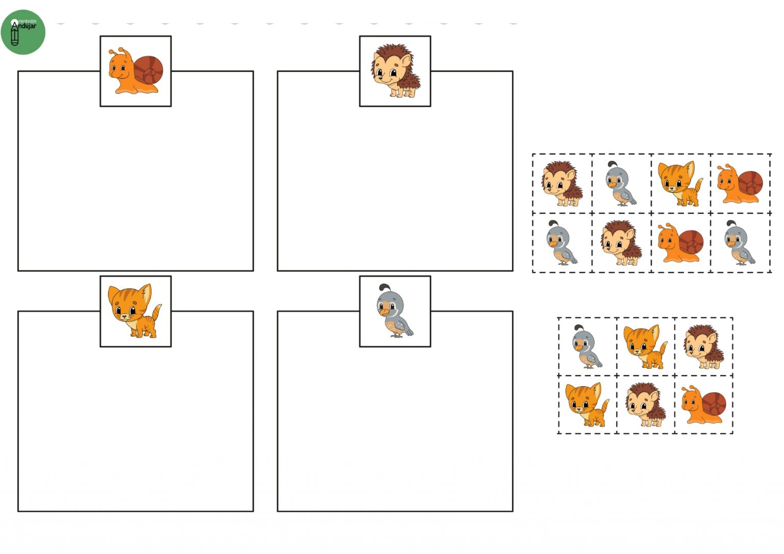 Motricidad fina Geniales ejercicios para recortar - Orientacion Andujar