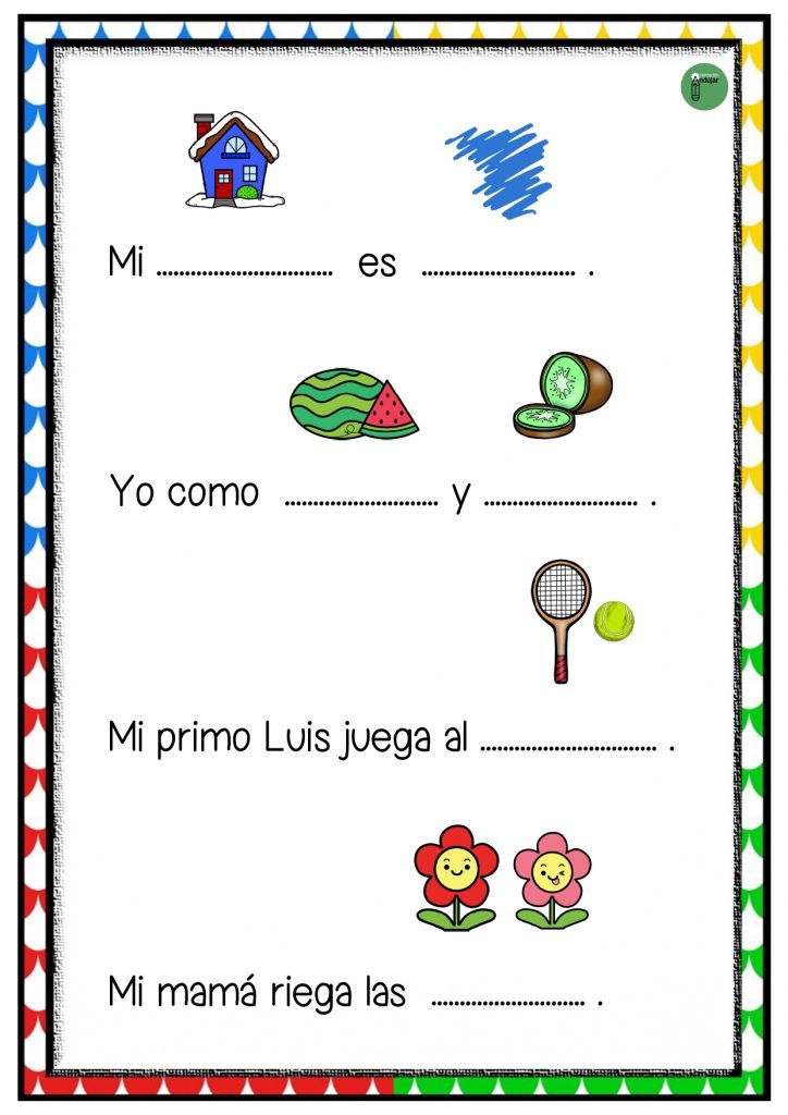#neae Lectura de frases con apoyos visuales pictogramas - Orientacion ...