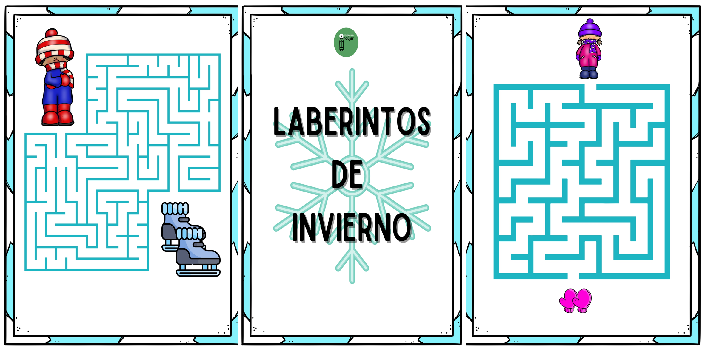 Entretenidos laberintos de invierno - Orientacion Andujar