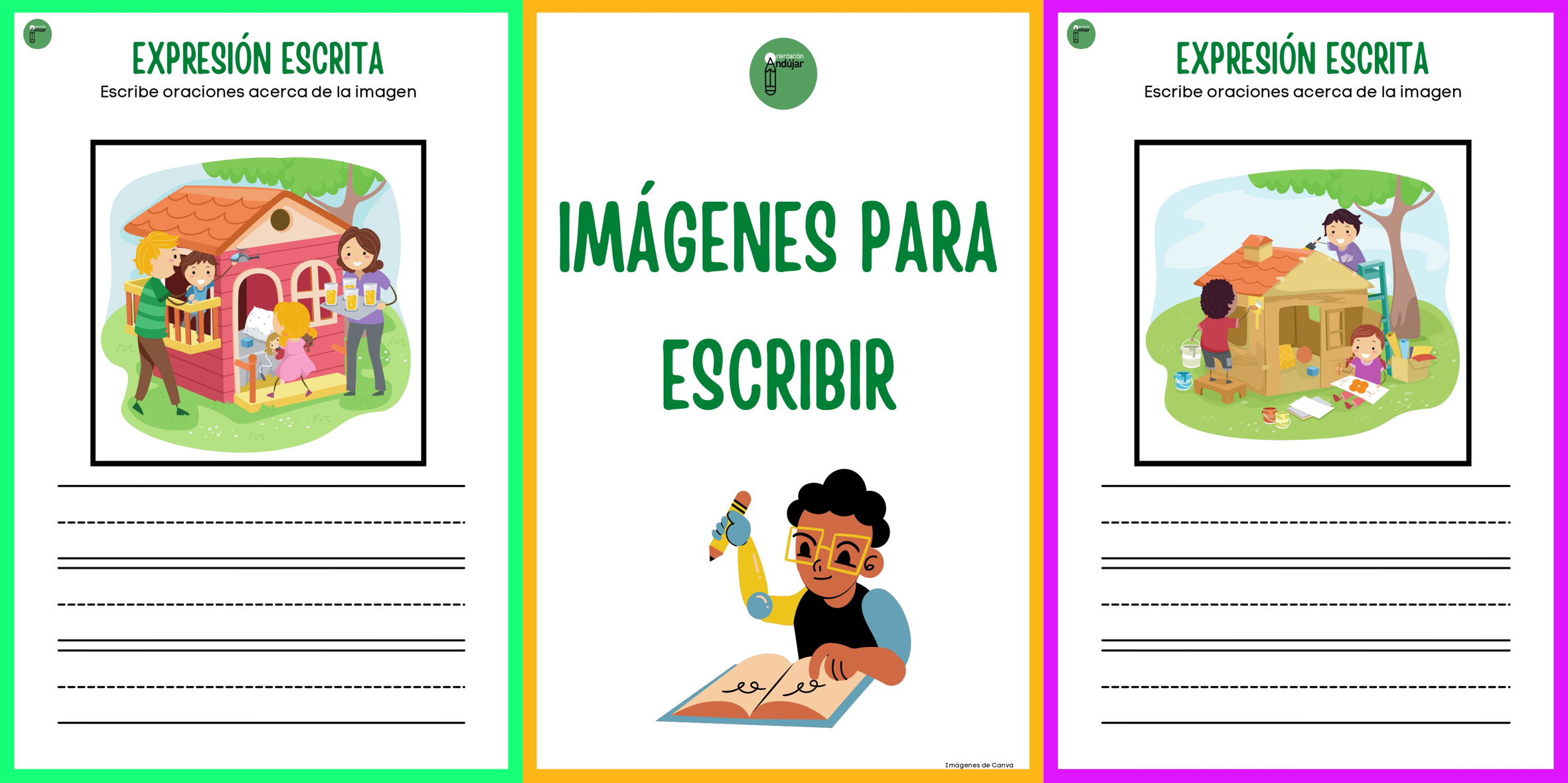 Bonitas imágenes para trabajar la expresión escrita - Orientacion Andujar