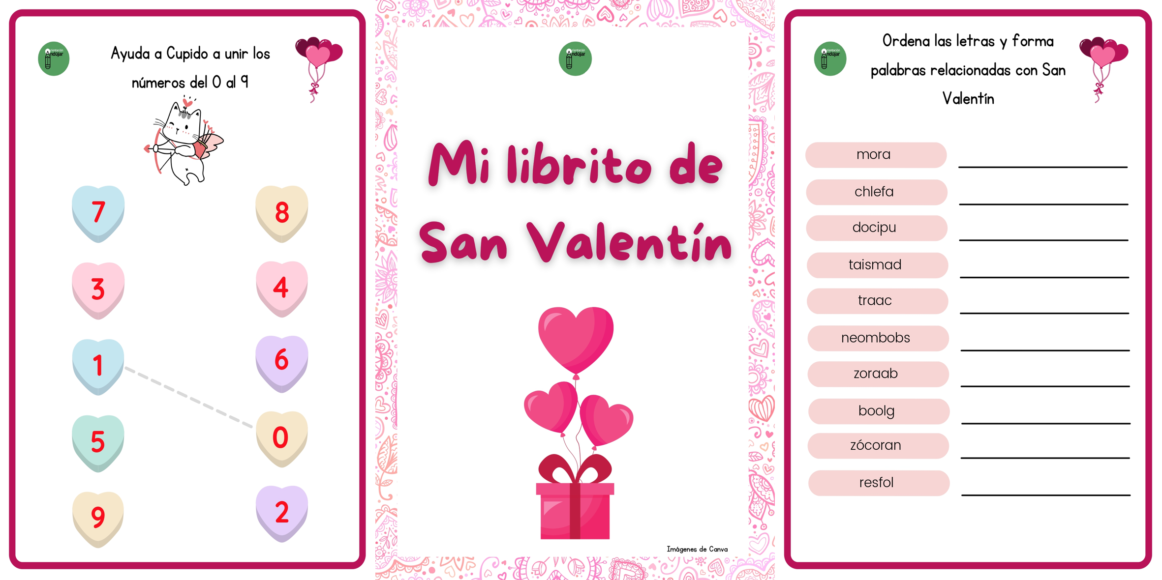 Mi librito de San Valentín - Orientacion Andujar