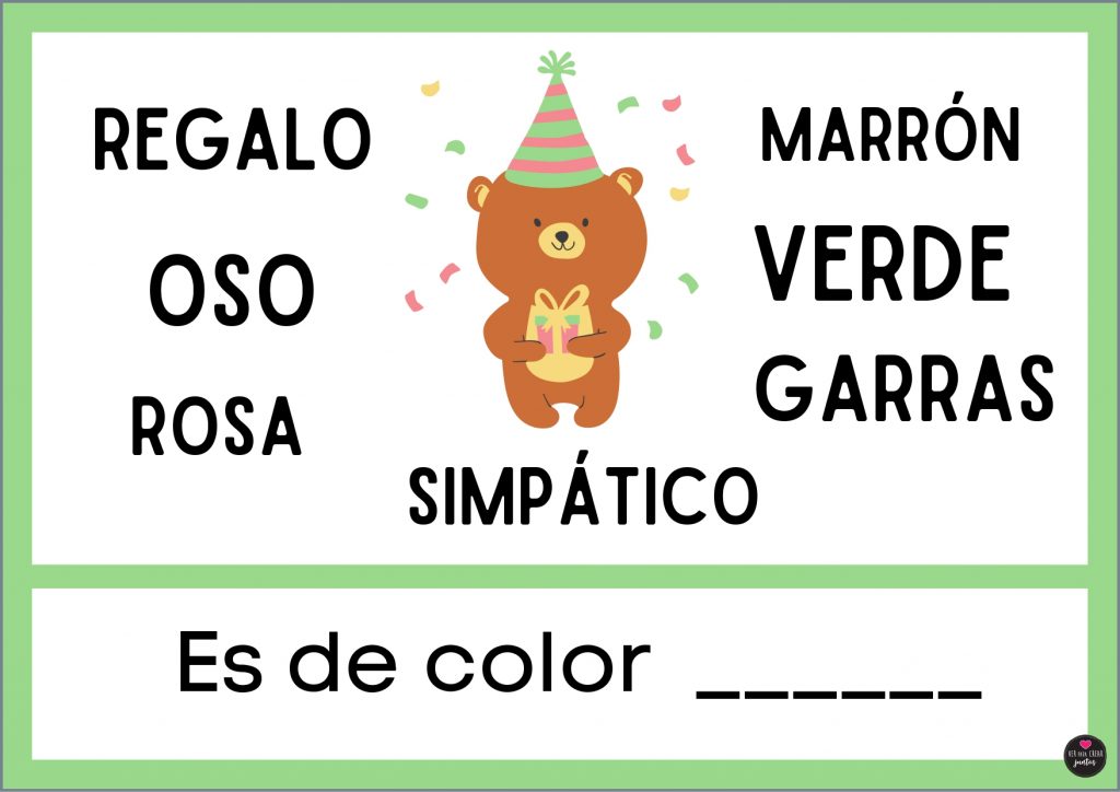 Tarjetas para trabajar la comprensión lectora - Orientacion Andujar