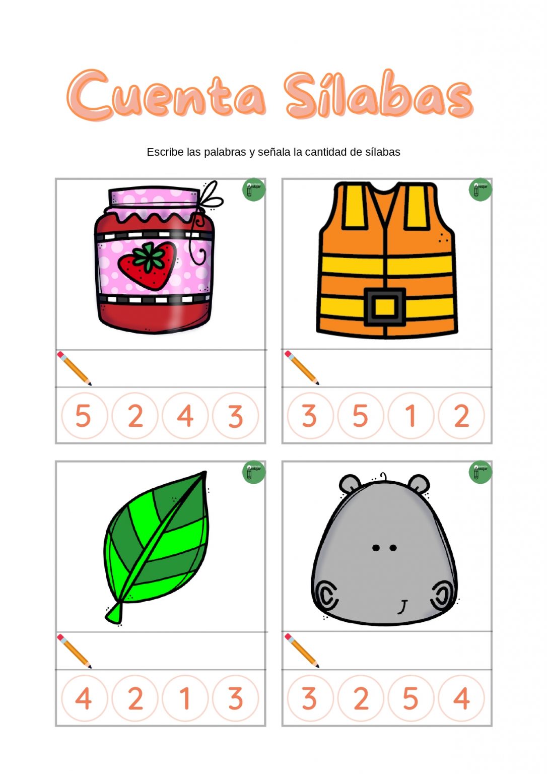 Cuenta sílabas - Orientacion Andujar