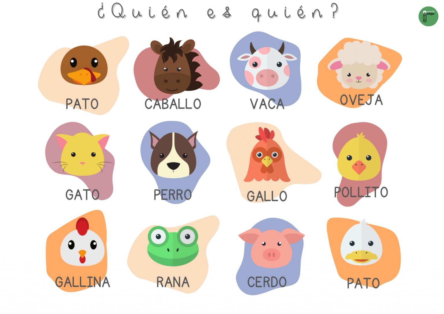 Divertidos tableros para jugar a "¿Quién es quién?" - Orientacion Andujar